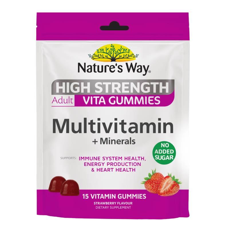 Buy Natures Way Adult Vita Gummies High Strength Multivitamin 15 ...