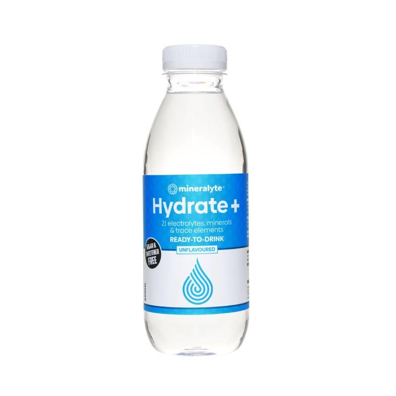 Buy Mineralyte Hydrate + Ready To Drink Unflavoured 500ml Online at ...