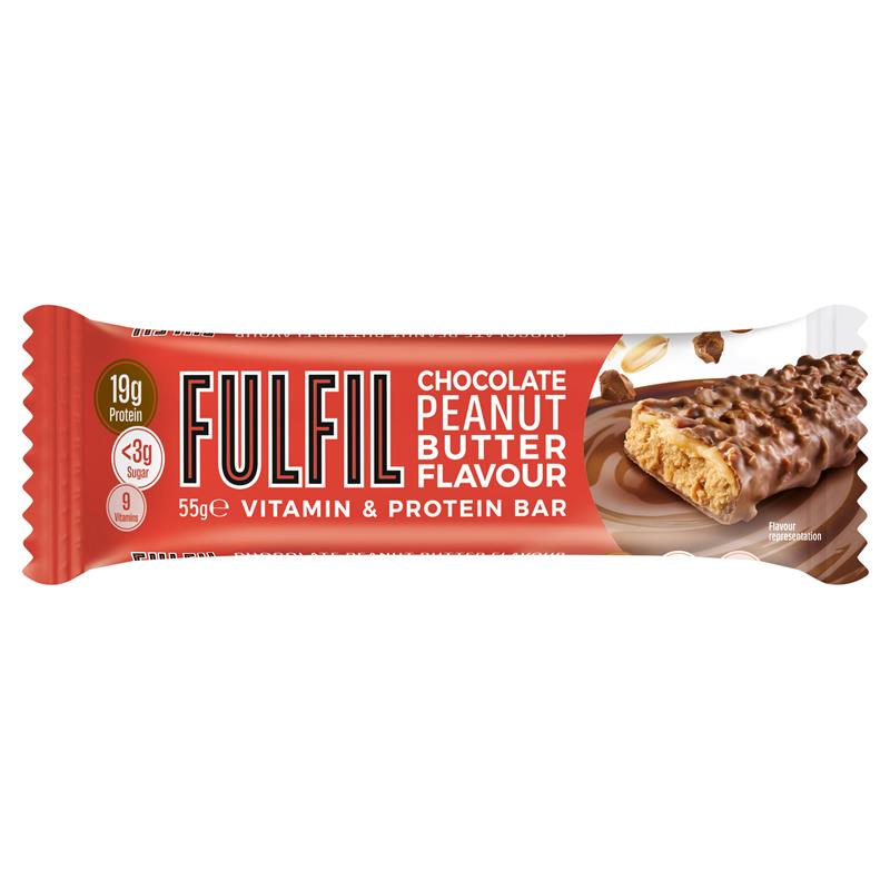Buy Fulfil Protein Bar Chocolate Peanut Butter 55g Online at Chemist ...