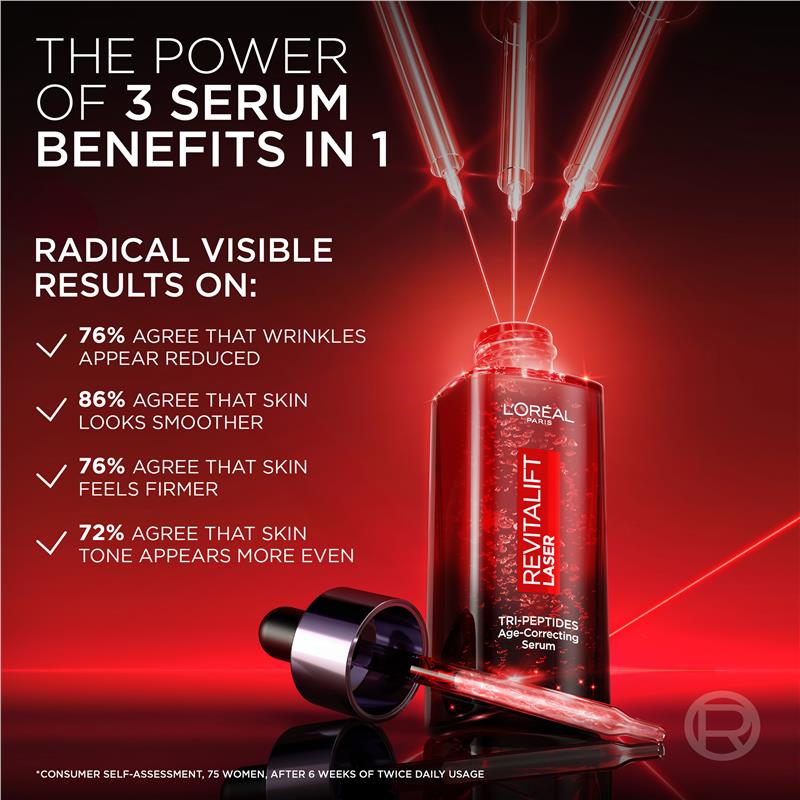 Buy Loreal Revitalift Laser Tri-Peptides Age Correcting Serum 30ml ...