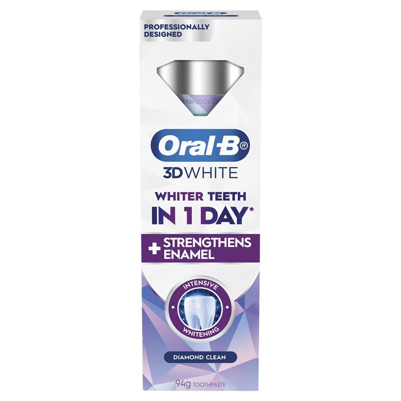 Buy Oral B Toothpaste 3D White Diamond Clean 94g Online at Chemist ...