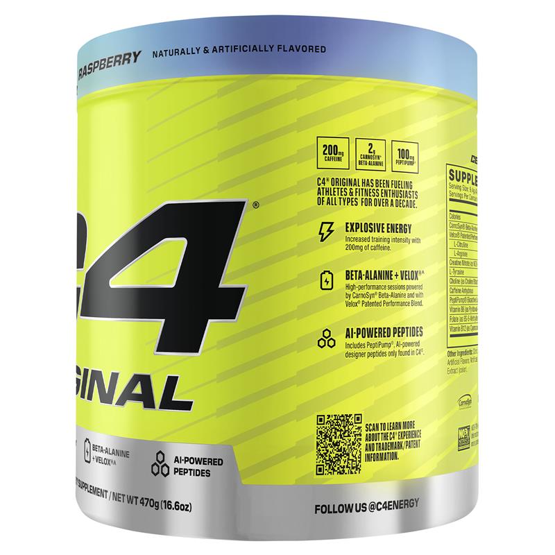 Buy Cellucor C4 Original Icy Blue Raspberry 50 Serves Online at Chemist ...