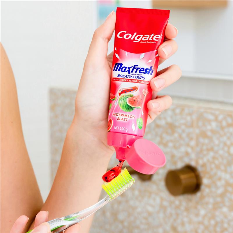 Buy Colgate Toothpaste Max Fresh Watermelon 100g Online at Chemist ...