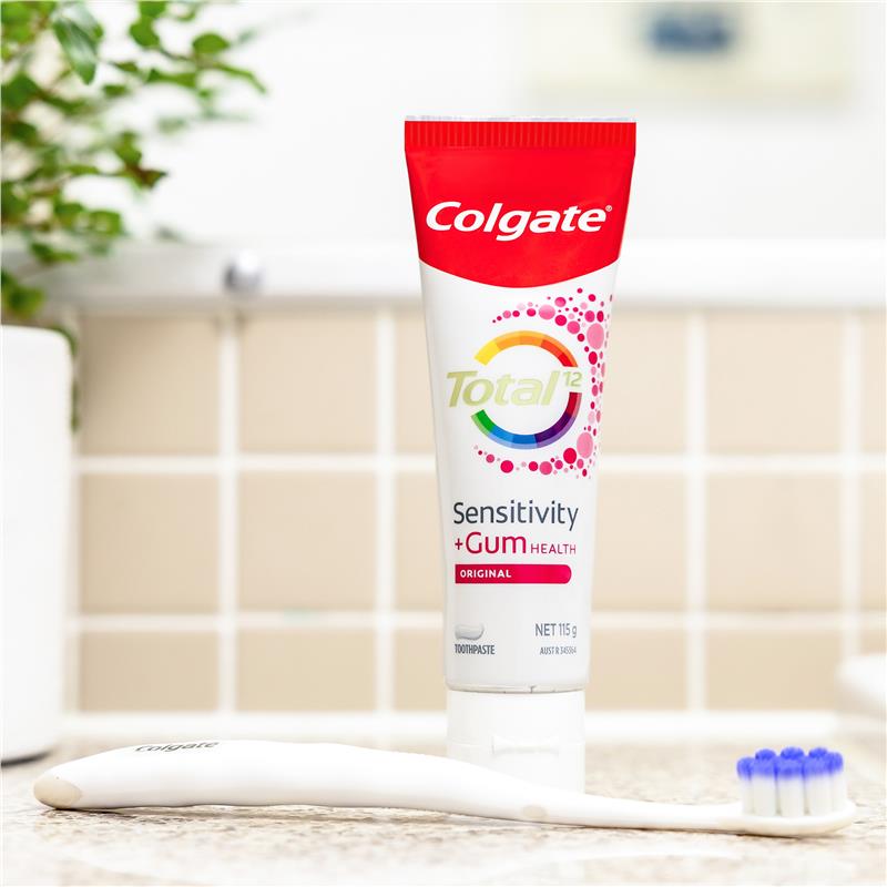 Buy Colgate Toothpaste Total Sensitivity & Gum Original 115g Online at ...