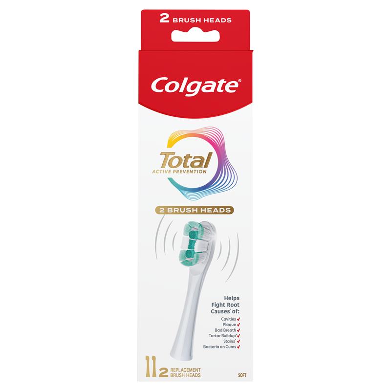 Buy Colgate Total Advanced Battery Power Refills 2 Pack Online at ...