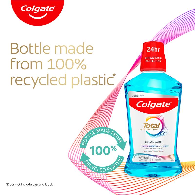 Buy Colgate Mouthwash Total Clean Mint 500ml Online at Chemist Warehouse®