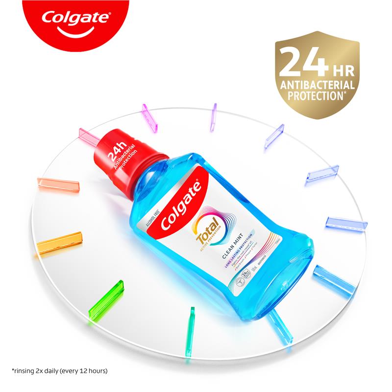 Buy Colgate Mouthwash Total Clean Mint 500ml Online at Chemist Warehouse®