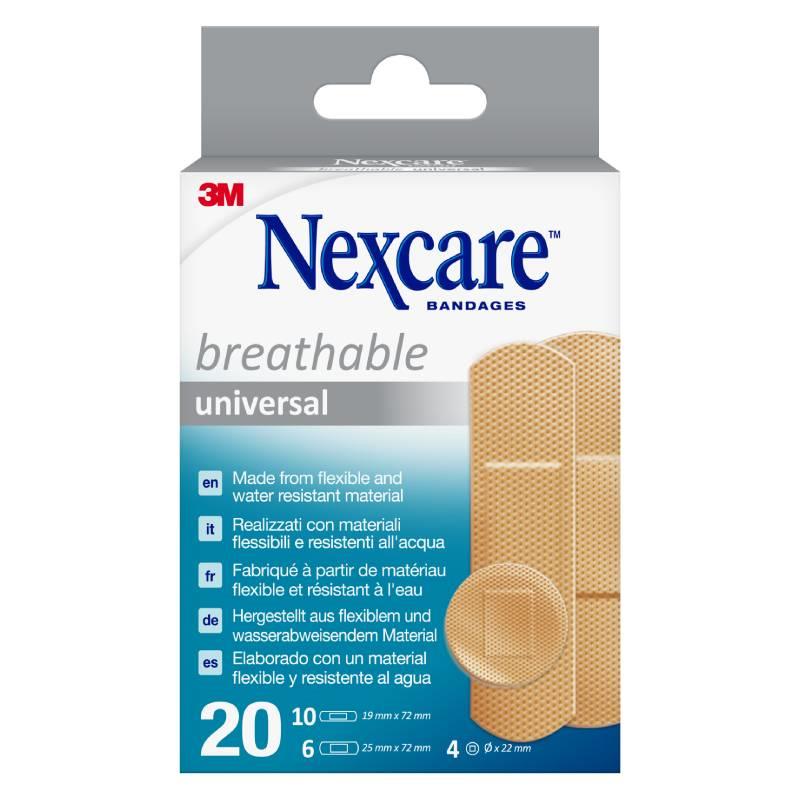 Buy Nexcare Breathable Universal Plasters Assorted 20 Pack Online at ...