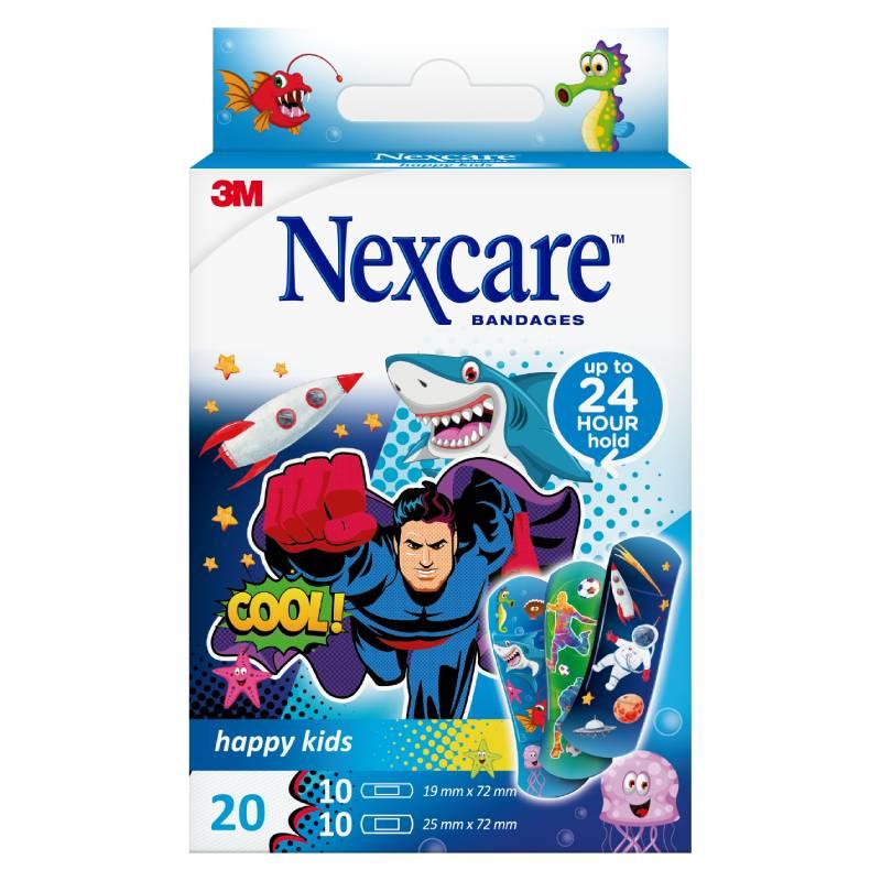 Buy Nexcare Happy Kids Cool Plasters Assorted 20 Pack Online at Chemist ...