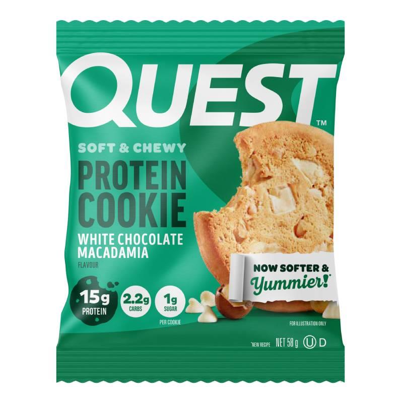 Buy Quest Protein Cookie White Chocolate Macadamia 58g Online at ...