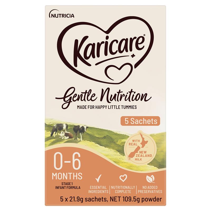 Buy Karicare+ Infant Formula 0 - 6 Months Sachet 5 x 21.9g Online at ...