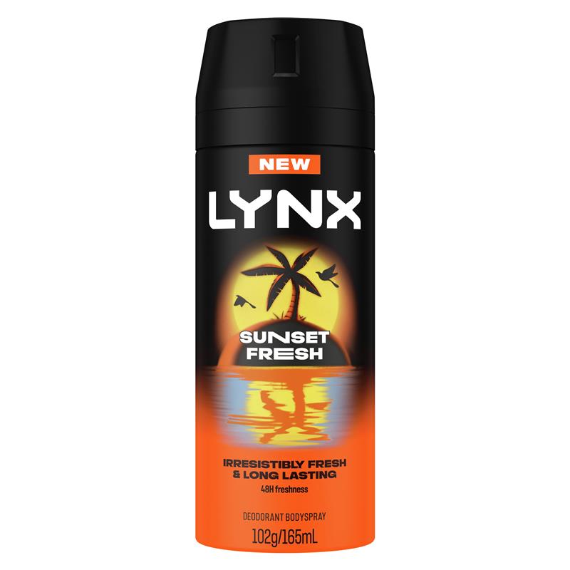Buy Lynx Deodorant Sunset Fresh 165ml Online at Chemist Warehouse®
