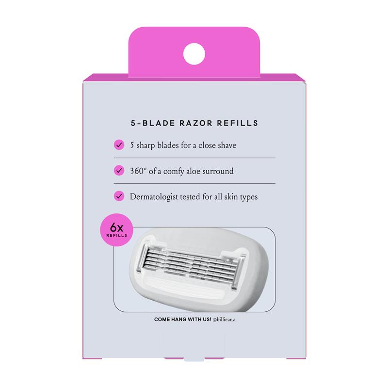 Buy Billie Razor Refills 6 Pack Online at Chemist Warehouse®