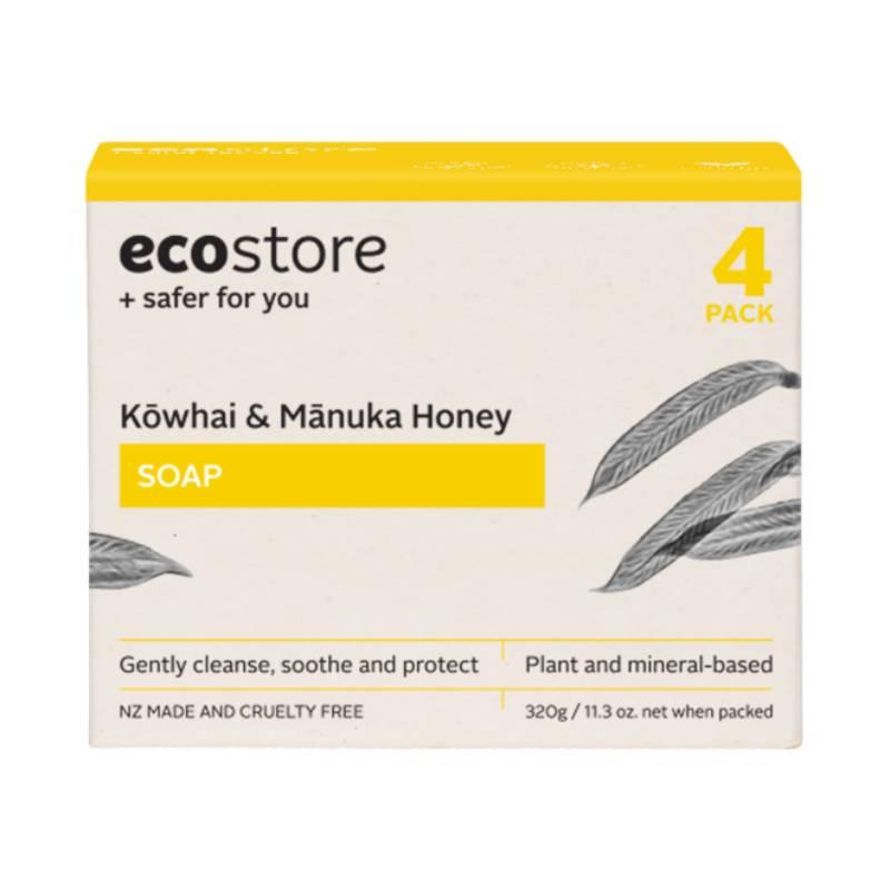 Buy Ecostore Boxed Kowhai & Manuka Honey Soap 4 Pack Online at Chemist Warehouse®