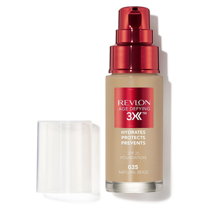 Buy Revlon Age Defying 3X Foundation Natural Beige Online at Chemist Warehouse®