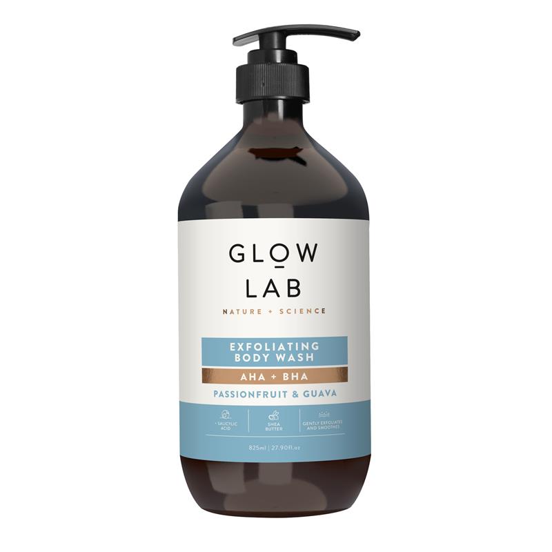 Buy Glow Lab Body Wash Active Exfoliating AHA + BHA 825ml Online at ...