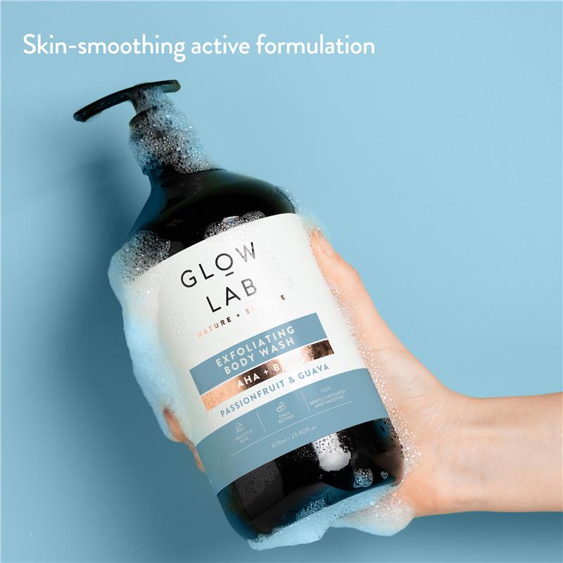 Buy Glow Lab Body Wash Active Exfoliating AHA + BHA 825ml Online at ...