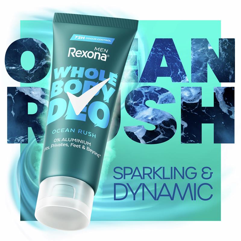 Buy Rexona Men Whole Body Deodorant Cream Ocean Rush 75ml Online at ...