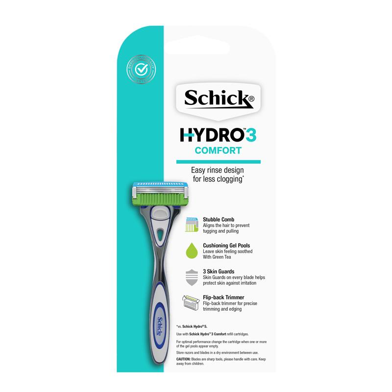 Buy Schick Hydro 3 Razor Handle + 6 Refills Online at Chemist Warehouse®