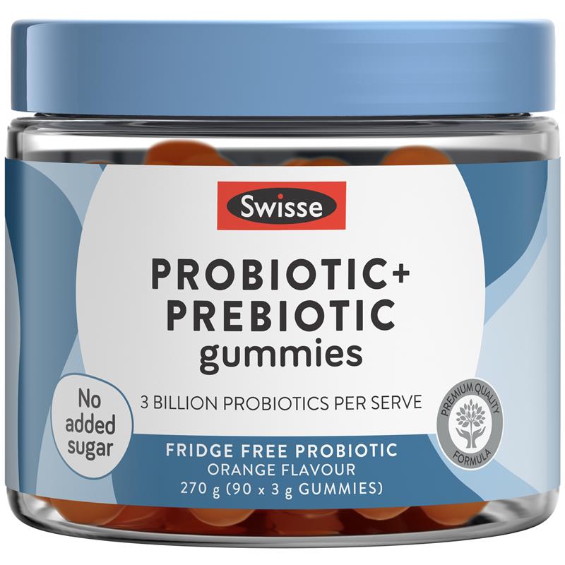 Buy Swisse Adults Probiotic & Prebiotic Gummies 90 Pack Online at ...