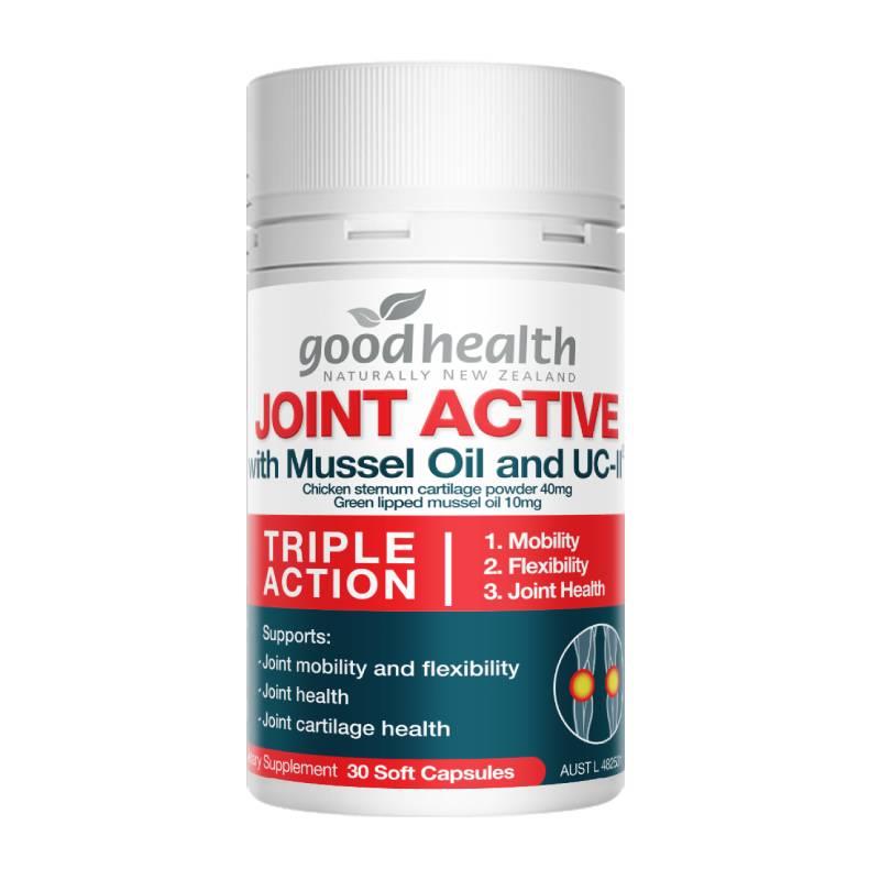 Buy Good Health Joint Active With Mussel Oil & UCII 30 Capsules Online ...