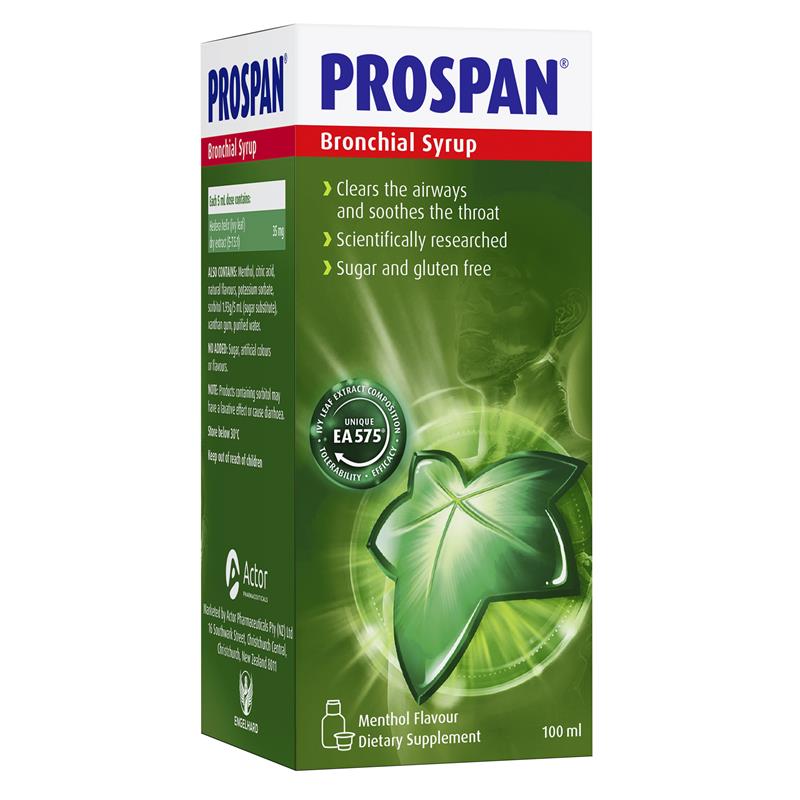 Buy Prospan Bronchial Syrup Adults 100ml Online at Chemist Warehouse®