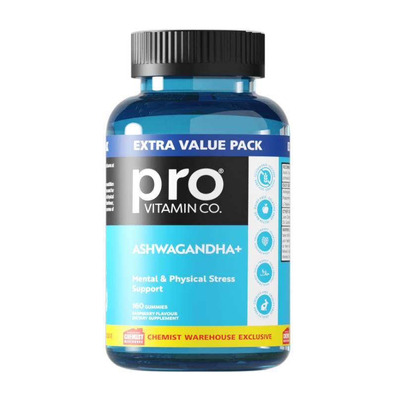 Buy Pro Vitamin Co. Ashwagandha 160 Gummies Exclusive Size Online at ...