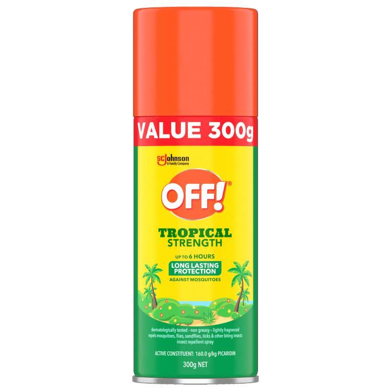Buy Off! Tropical Strength Insect Repellent Aerosol 300g Online at ...