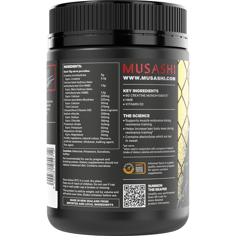 Buy Musashi Reaper Creatine Power Matrix Watermelon 300g Online at ...