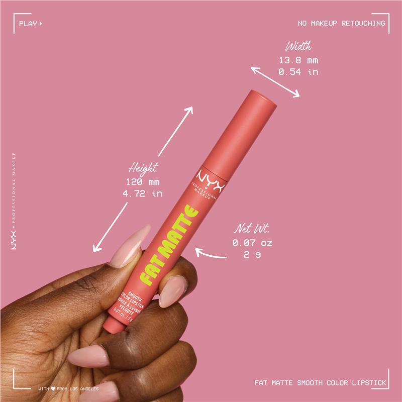 Buy NYX Fat Matte Lip Balm Mauve Cloud Online at Chemist Warehouse®
