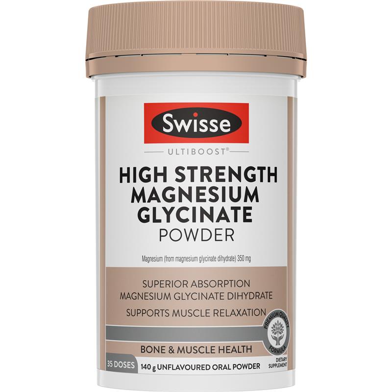 Buy Swisse Ultiboost High Strength Magnesium Glycinate Powder ...