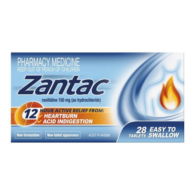 Buy Zantac 12 Hour 150mg 28 Tablets Online at Chemist Warehouse®