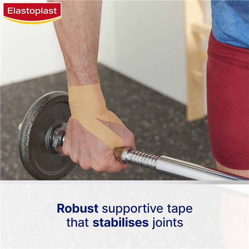 Buy Elastoplast 36002 Sport Rigid Strapping Tape 25mm x 10m Tan Online ...