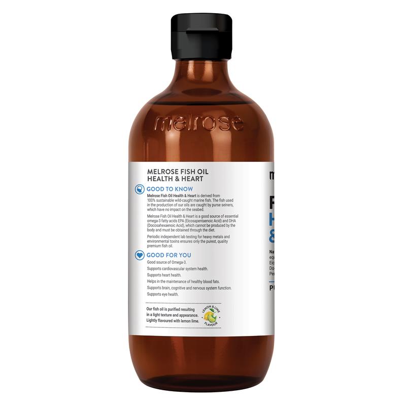 Buy Melrose Omega Fish Oil Health & Heart 500ml Online at Chemist ...