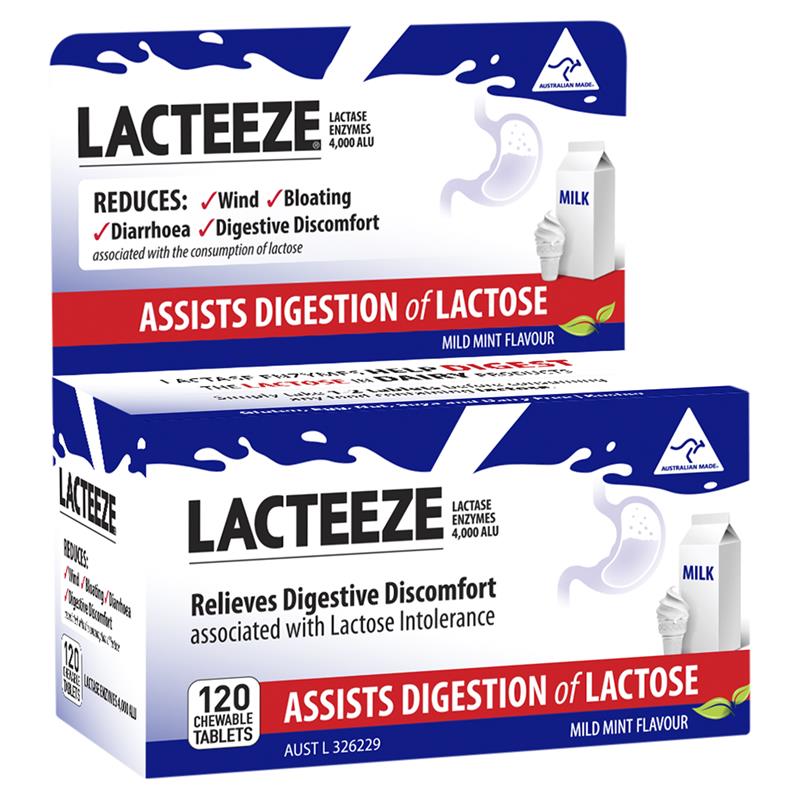 Buy Lacteeze Tablets 120 Pack Online at Chemist Warehouse®