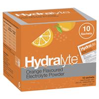 Buy Hydralyte Electrolyte Powder Orange 4.9g x 10 Sachets Online at ...