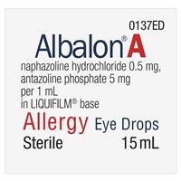 Buy Albalon A Allergy Eye Drops 15ml Online at Chemist Warehouse®