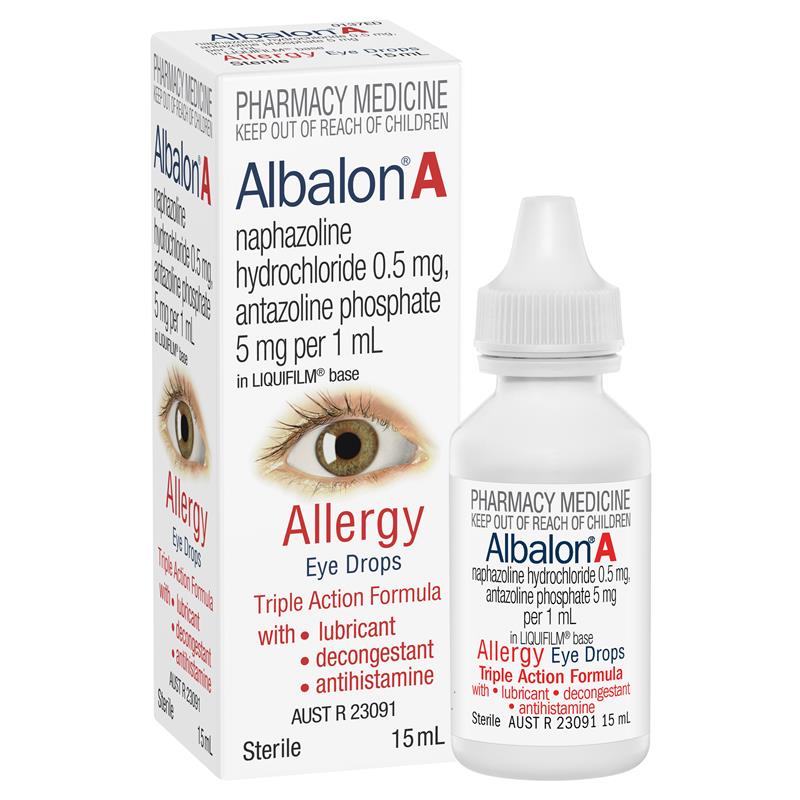 Buy Albalon A Allergy Eye Drops 15ml Online at Chemist Warehouse®