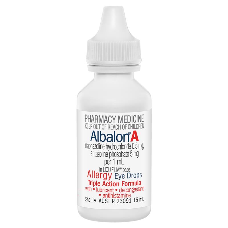 Buy Albalon A Allergy Eye Drops 15ml Online at Chemist Warehouse®