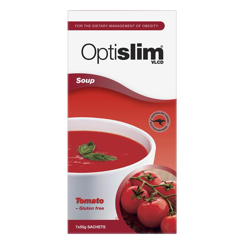 Buy Optislim VLCD Soup Tomato 7 x 55g Online at Chemist Warehouse®