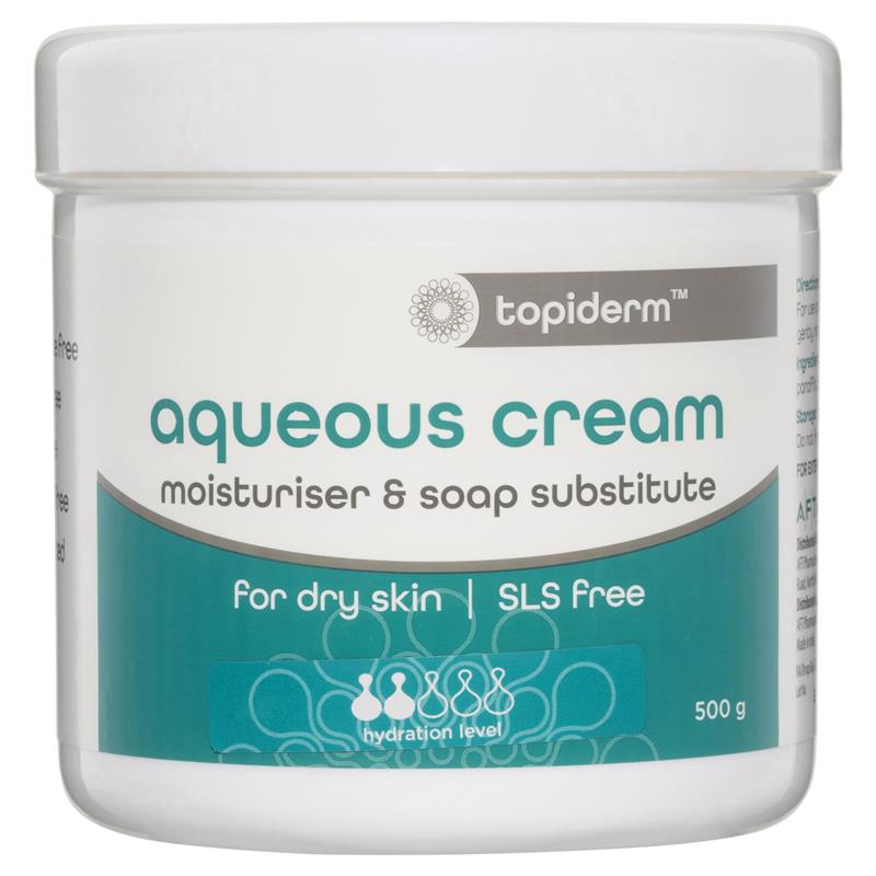 Buy Topiderm Aqueous Cream SLS Free 500g Online at Chemist Warehouse®