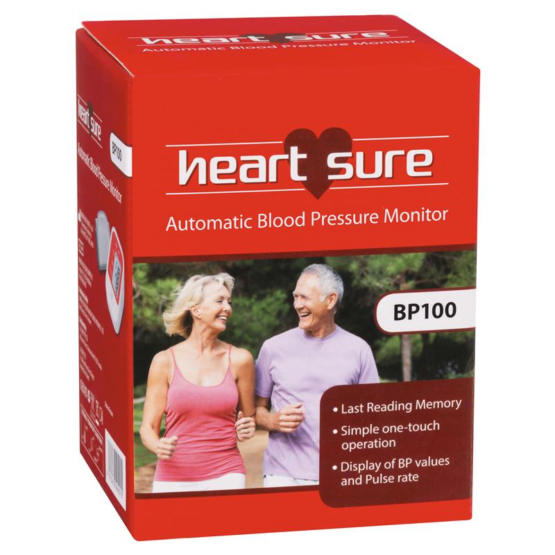 Buy Heart Sure Automatic Blood Pressure Monitor BP100 Online at Chemist ...