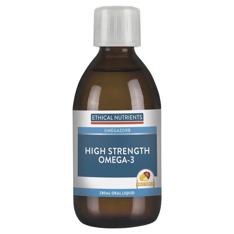 Buy Ethical Nutrients High Strength Omega 3 Liquid Fruit Punch 280ml ...