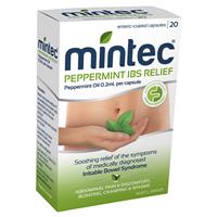 Buy Mintec Peppermint IBS Relief 20 Capsules Online at Chemist Warehouse®