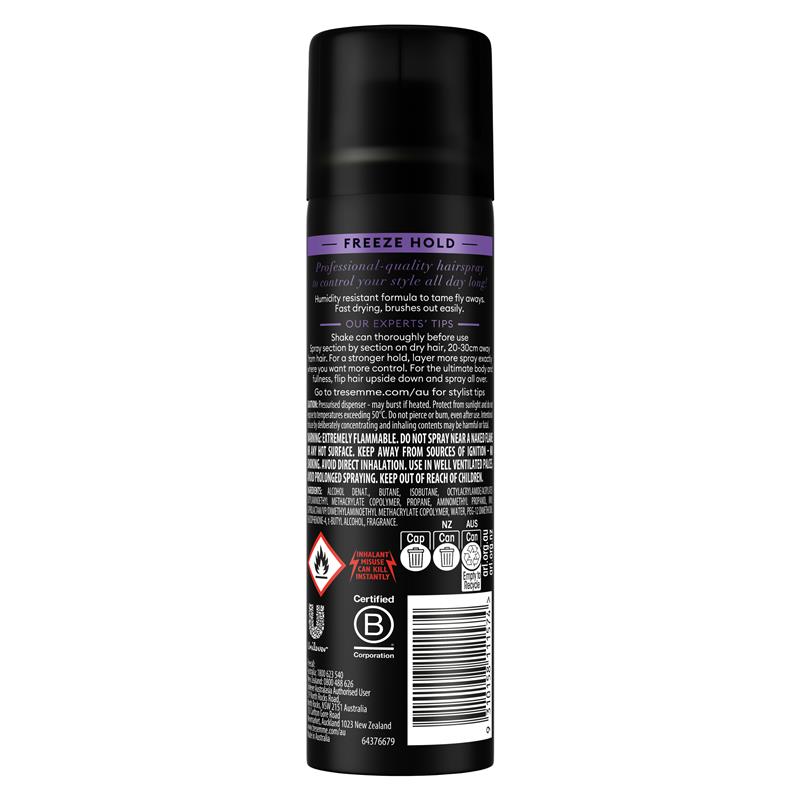 Buy Tresemme Hairspray Freeze Hold 75g Online at Chemist Warehouse®