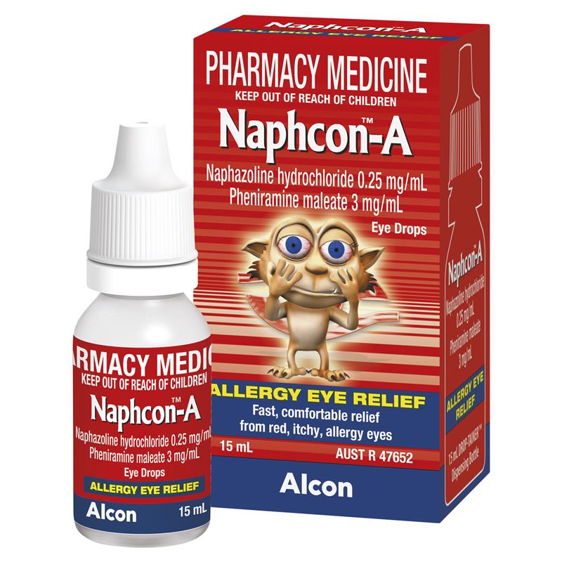 Buy Naphcon-A Eye Drops 15ml Online at Chemist Warehouse®