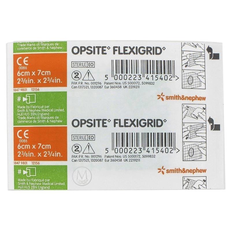Buy Opsite Flexigrid 6cm x 7cm Single Dressing Online at Chemist Warehouse®