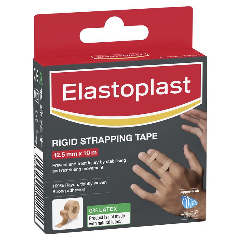 Buy Elastoplast 36001 Sport Rigid Strapping Tape 12.5mm x 10m Tan ...