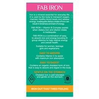 Buy Fab Iron + Vitamin B Complx 60 Tablets Online at Chemist Warehouse®