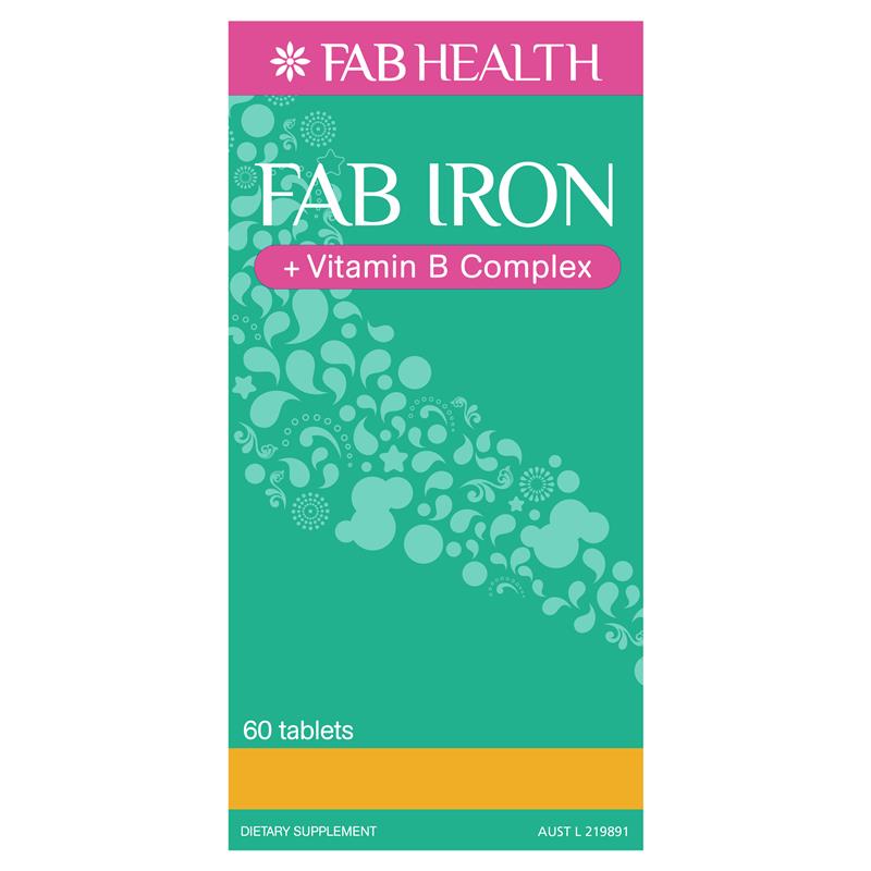 Buy Fab Iron + Vitamin B Complx 60 Tablets Online at Chemist Warehouse®
